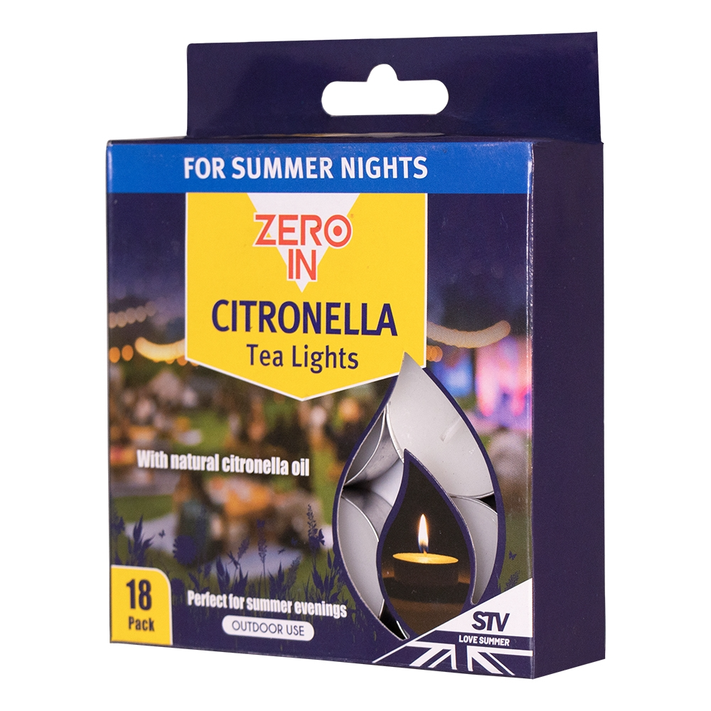 Zero In Citronella Tealight 18-Pack | Direct4Pet | Free Delivery