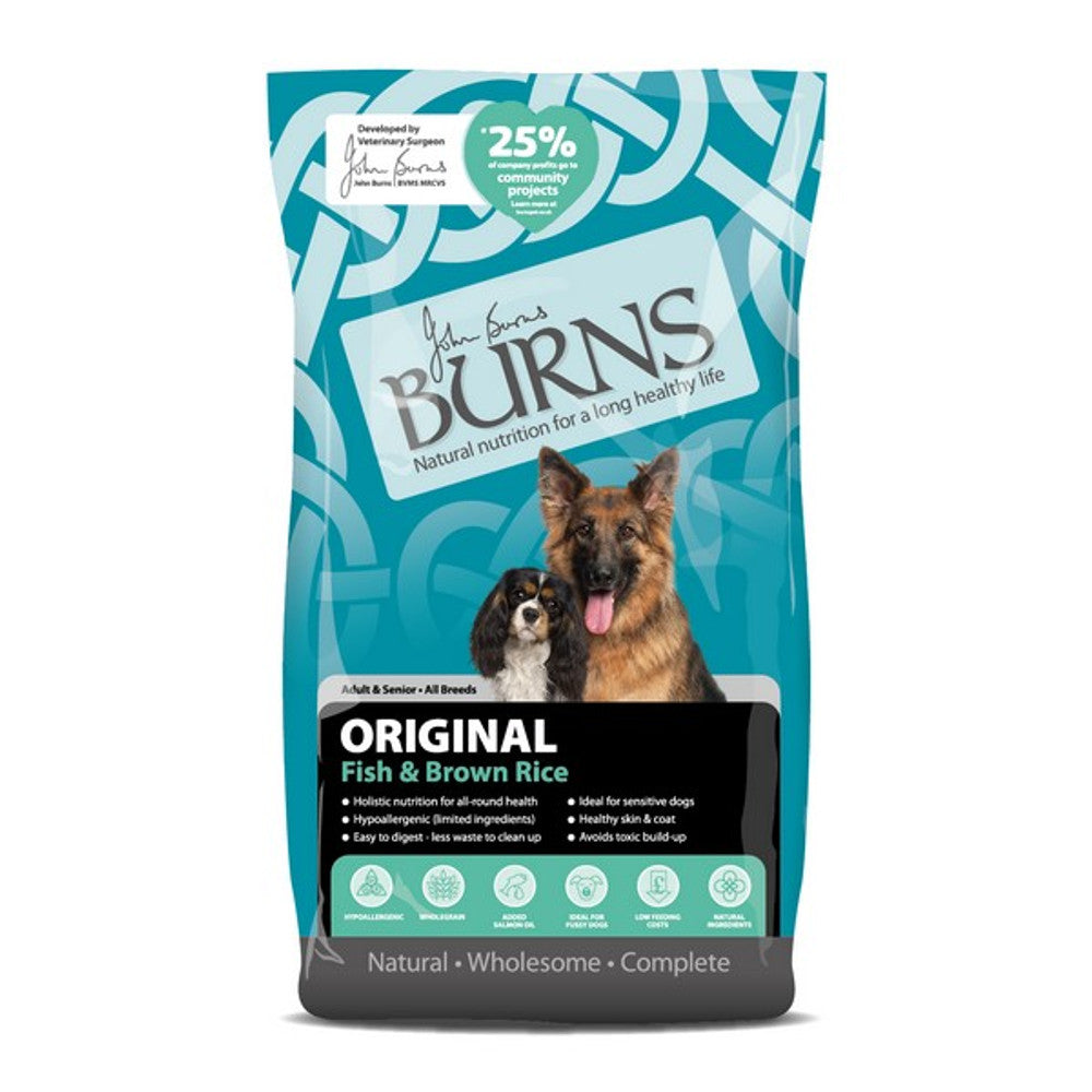 Burns Adult Original Fish and Brown Rice 2kg | Free Delivery | Direct4pet