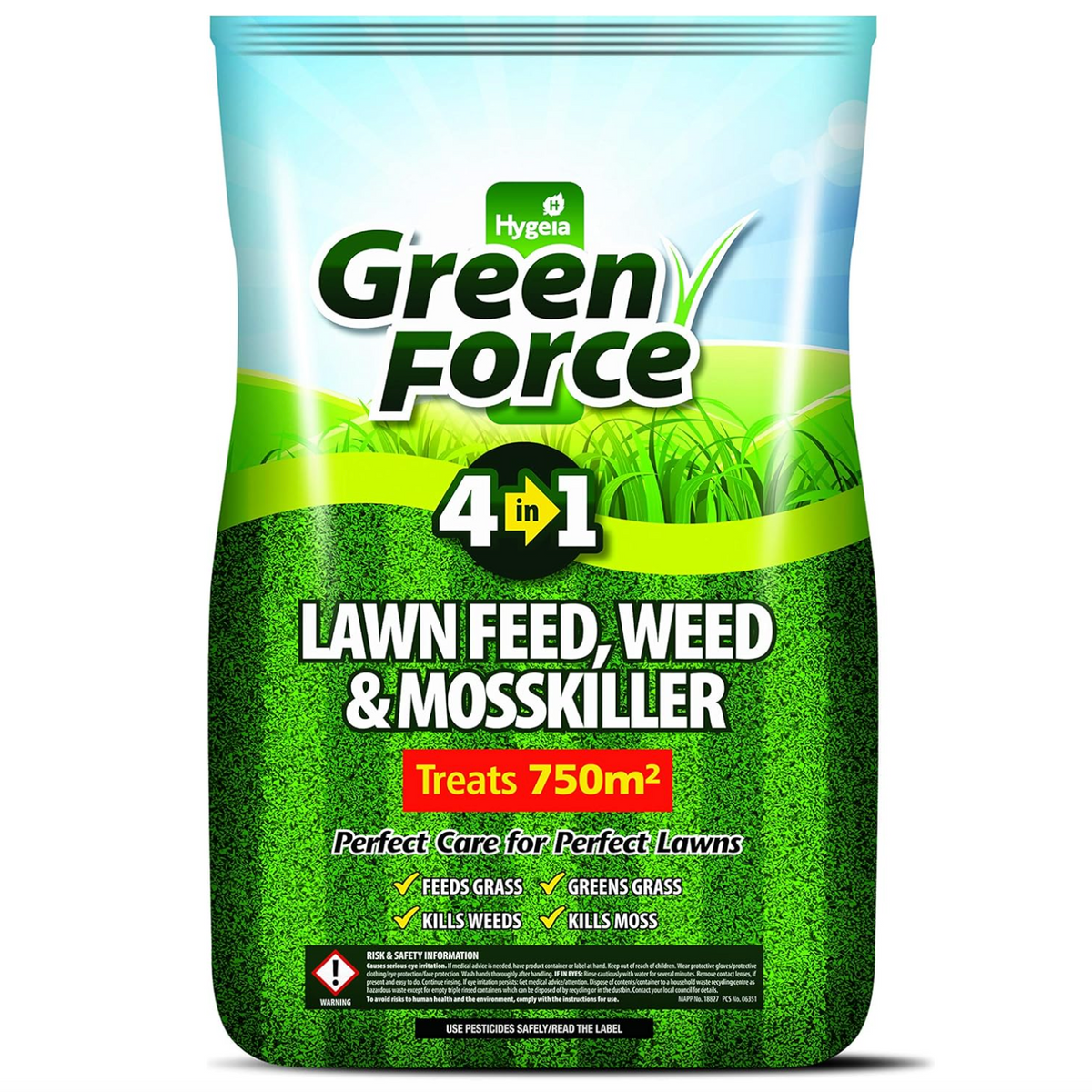 Green Force 4in1 Lawn Feed Weed & Moss Killer | Direct4Pet | Free Delivery