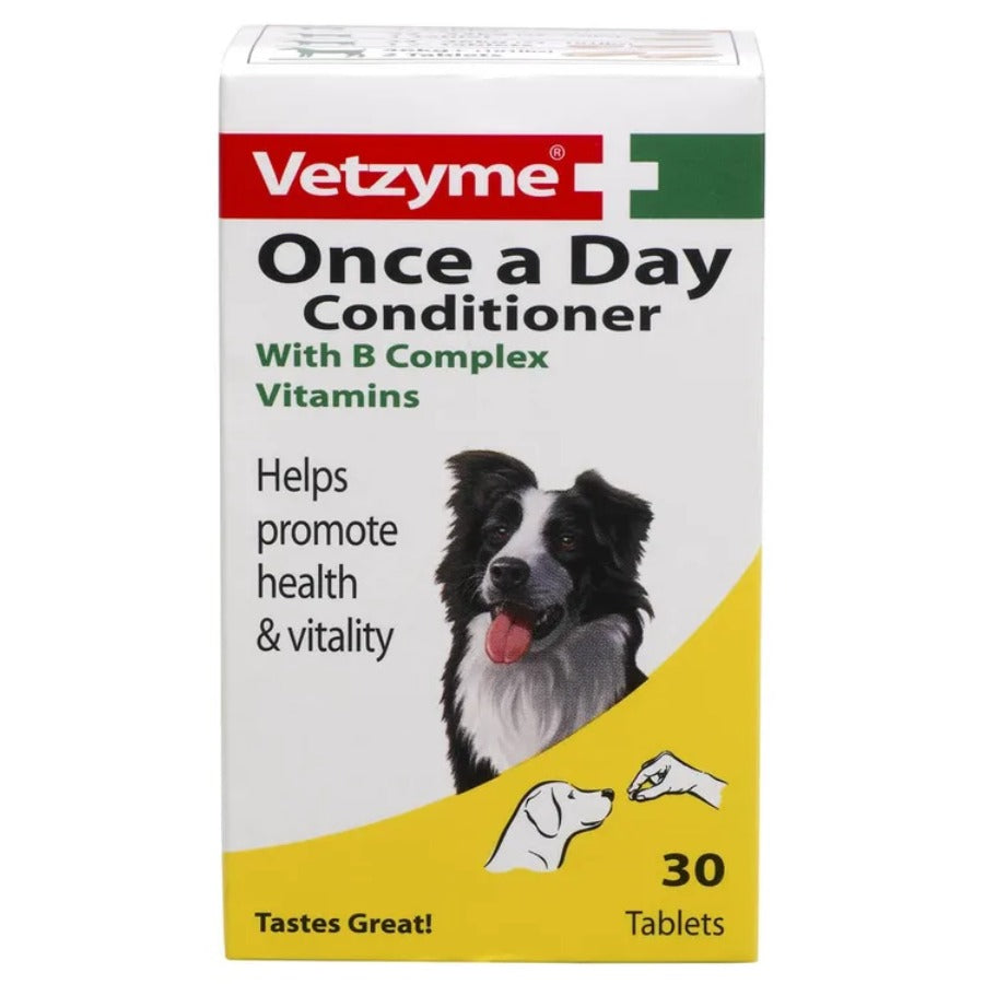 Vetzyme Once A Day Tablets 30 Tablets | Direct4Pet | Free Delivery