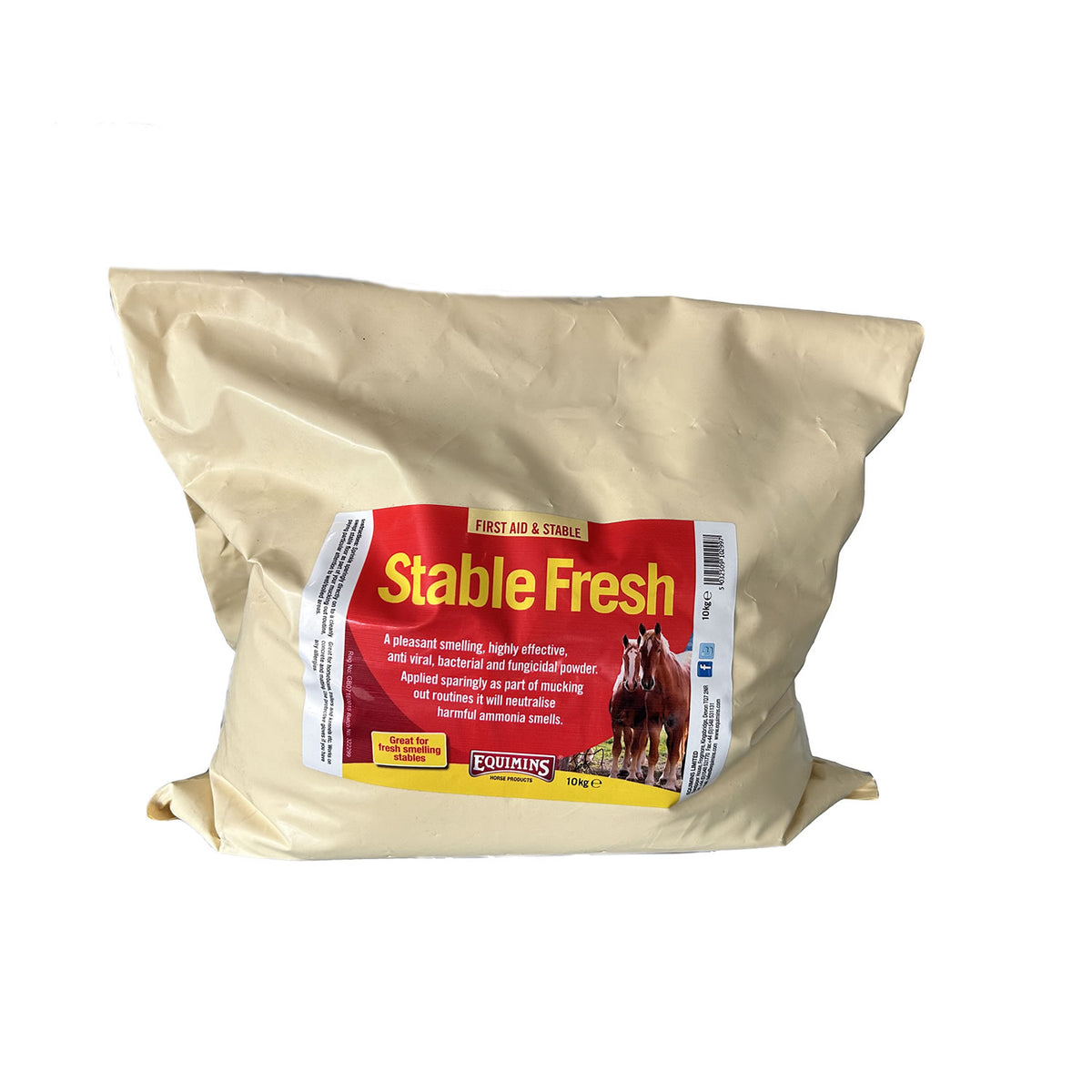 Equimins Stable Fresh Powder Disinfectant 10kg Bag | Direct4Pet | Free ...