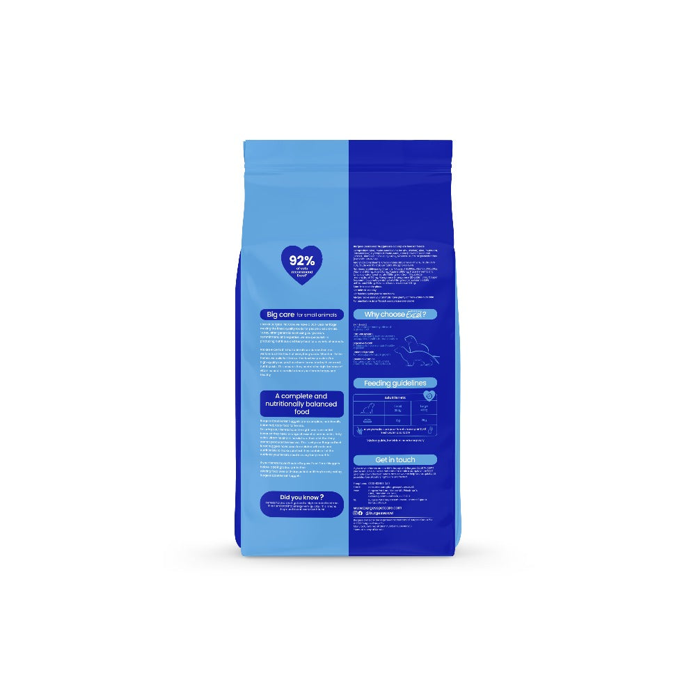 Burgess Excel Small Animal Ferret Food Nuggets 2kg | Direct4Pet | Free ...