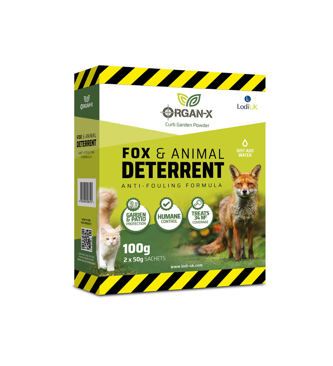 Lodi Organ-X Fox & Animal Deterrent Powder 100 GM | Direct4Pet | Free ...