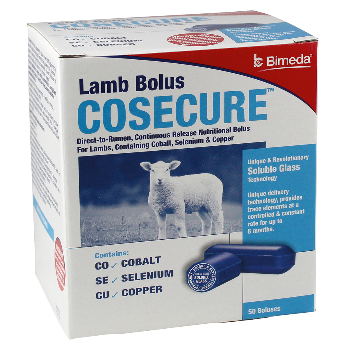 Bimeda Cosecure Lamb Bolus 50 Pack | Direct4Pet | Free Delivery