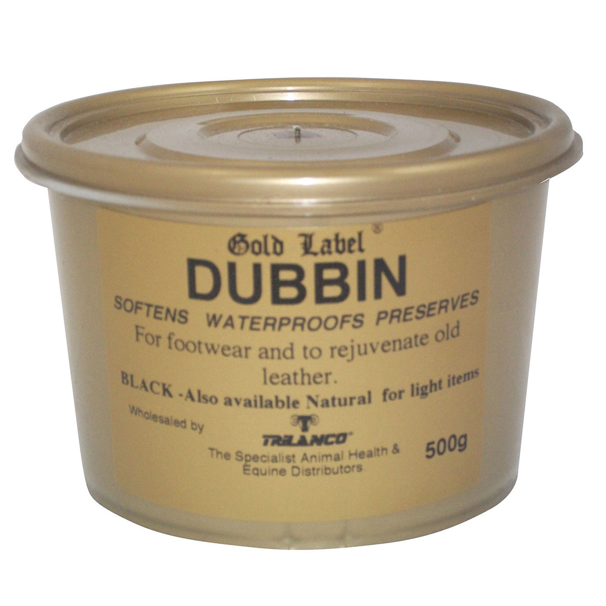 Gold Label Dubbin Black Softening Waterproof Protection- Various Sizes ...