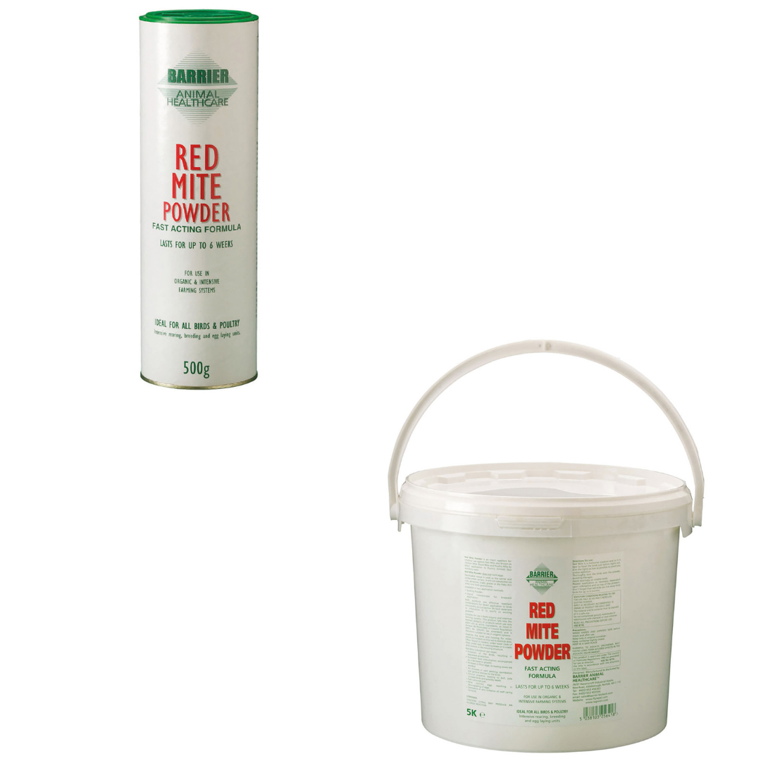 Barrier Red Mite Powder- Various Sizings | Direct4Pet | Free Delivery