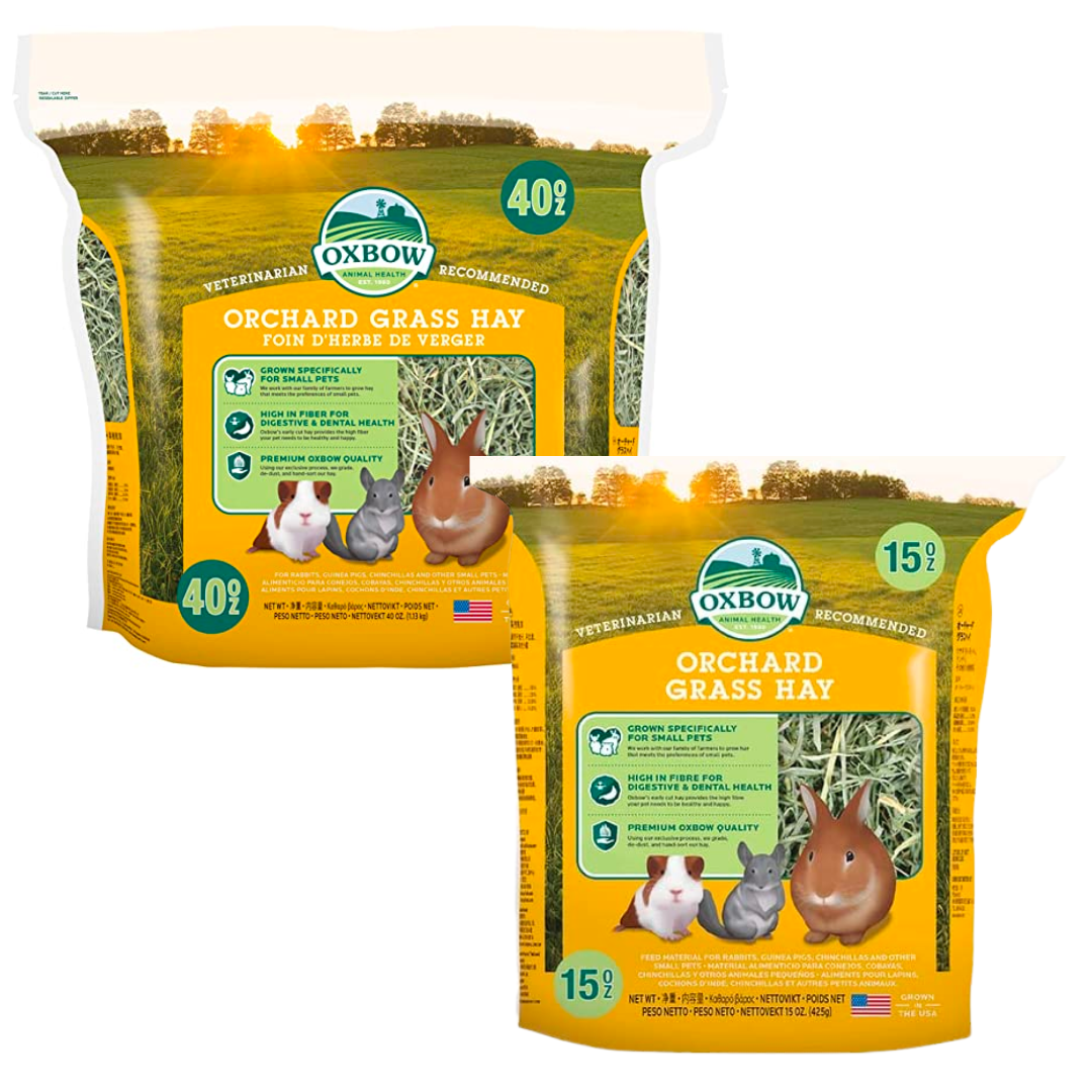 Oxbow Orchard Grass Hay | High-Fiber Pet Hay | Direct4Pet