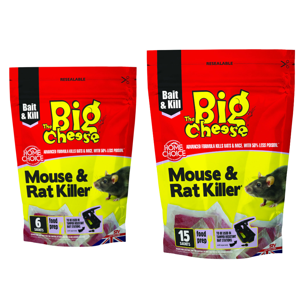 The Big Cheese Mouse & Rat Killer Pasta Bait Sachets | Direct4Pet ...